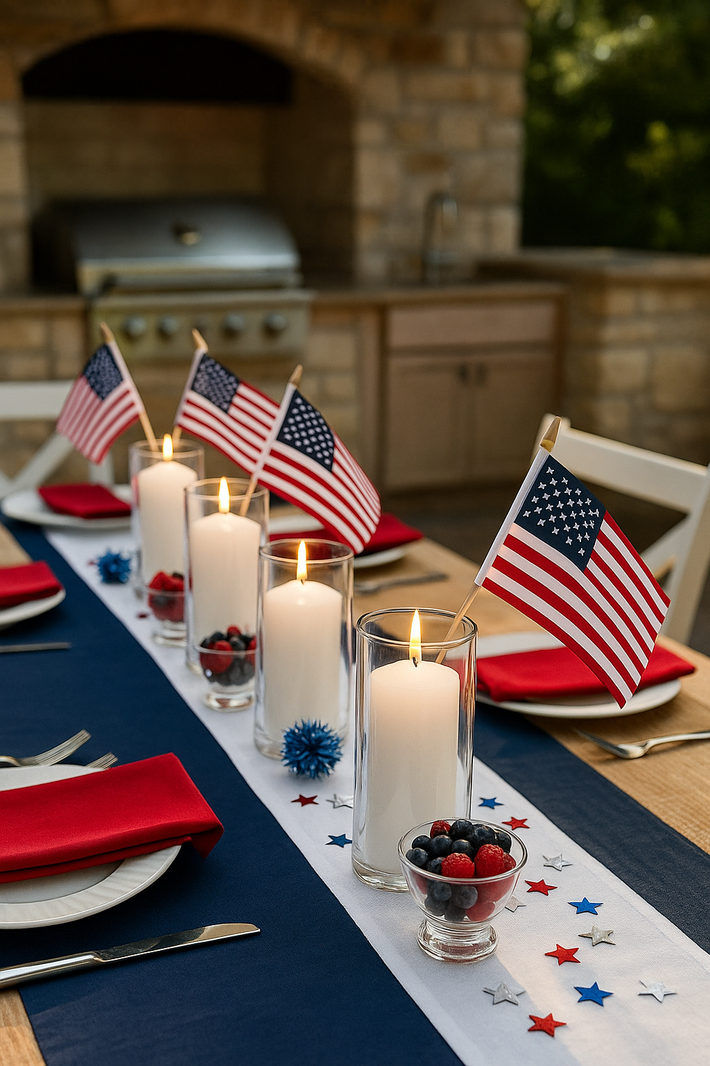 🎇 4th of July Tablescape & Snack Ideas – Luanna Bach Cater | Creative ...